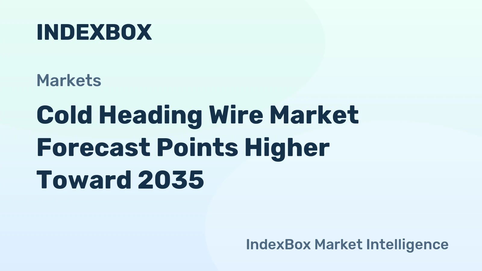 Cold Heading Wire Market Forecast Points Higher Toward 2035, Driven by Automotive Lightweighting and Construction Demand