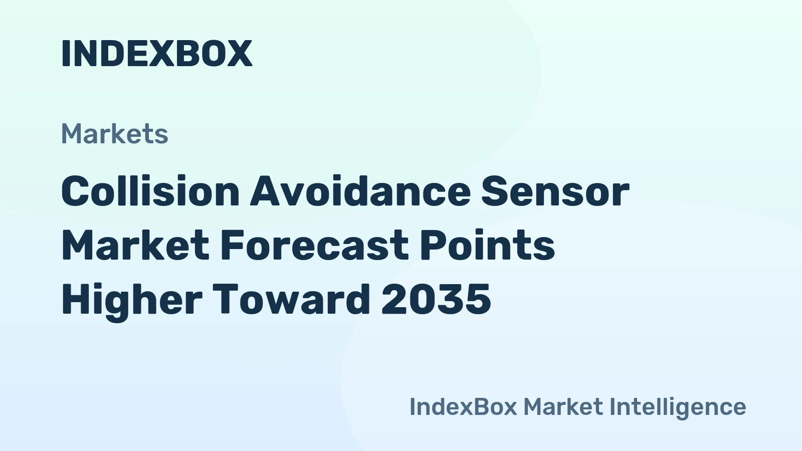 Collision Avoidance Sensor Market Forecast Points Higher Toward 2035, Driven by Mandatory Safety Regulations and Autonomous Mobility Expansion