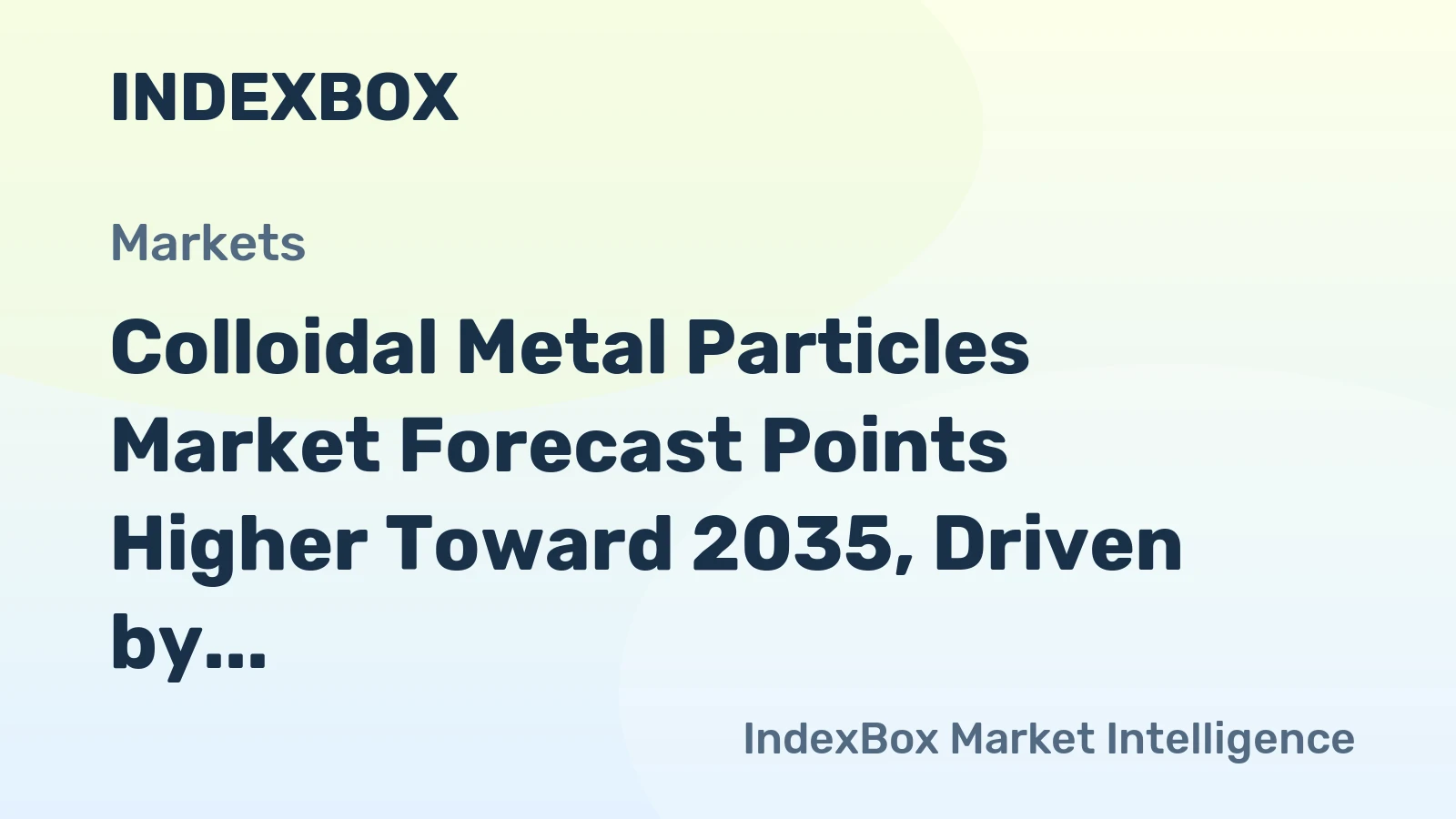 Colloidal Metal Particles Market Forecast Points Higher Toward 2035, Driven by Advanced Electronics Demand