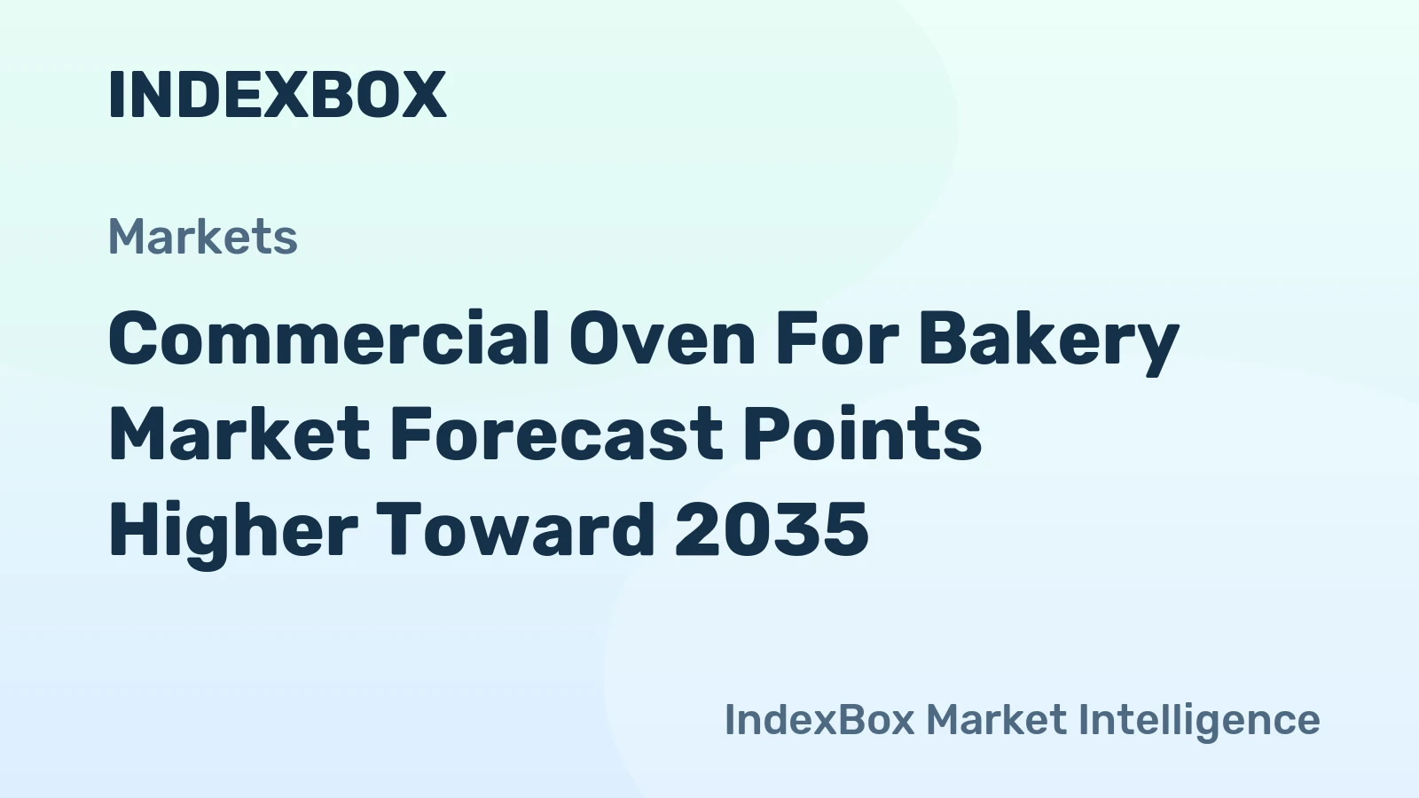 Commercial Oven for Bakery Market Forecast Points Higher Toward 2035, Driven by Energy Efficiency Mandates and Artisanal Baking Expansion