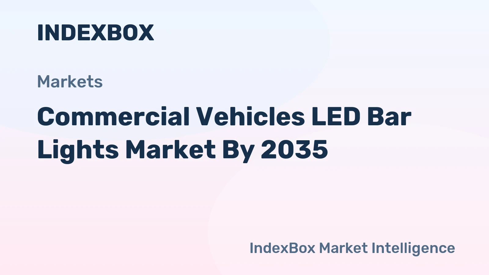 Commercial Vehicles LED Bar Lights Market by 2035, Demand Accelerates on Fleet Safety Mandates and ADAS Integration
