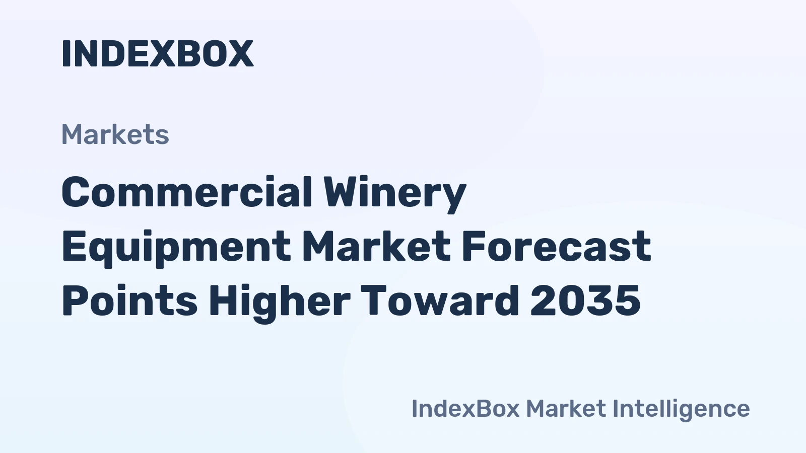 Commercial Winery Equipment Market Forecast Points Higher Toward 2035, Driven by Premiumization and Automation Demand