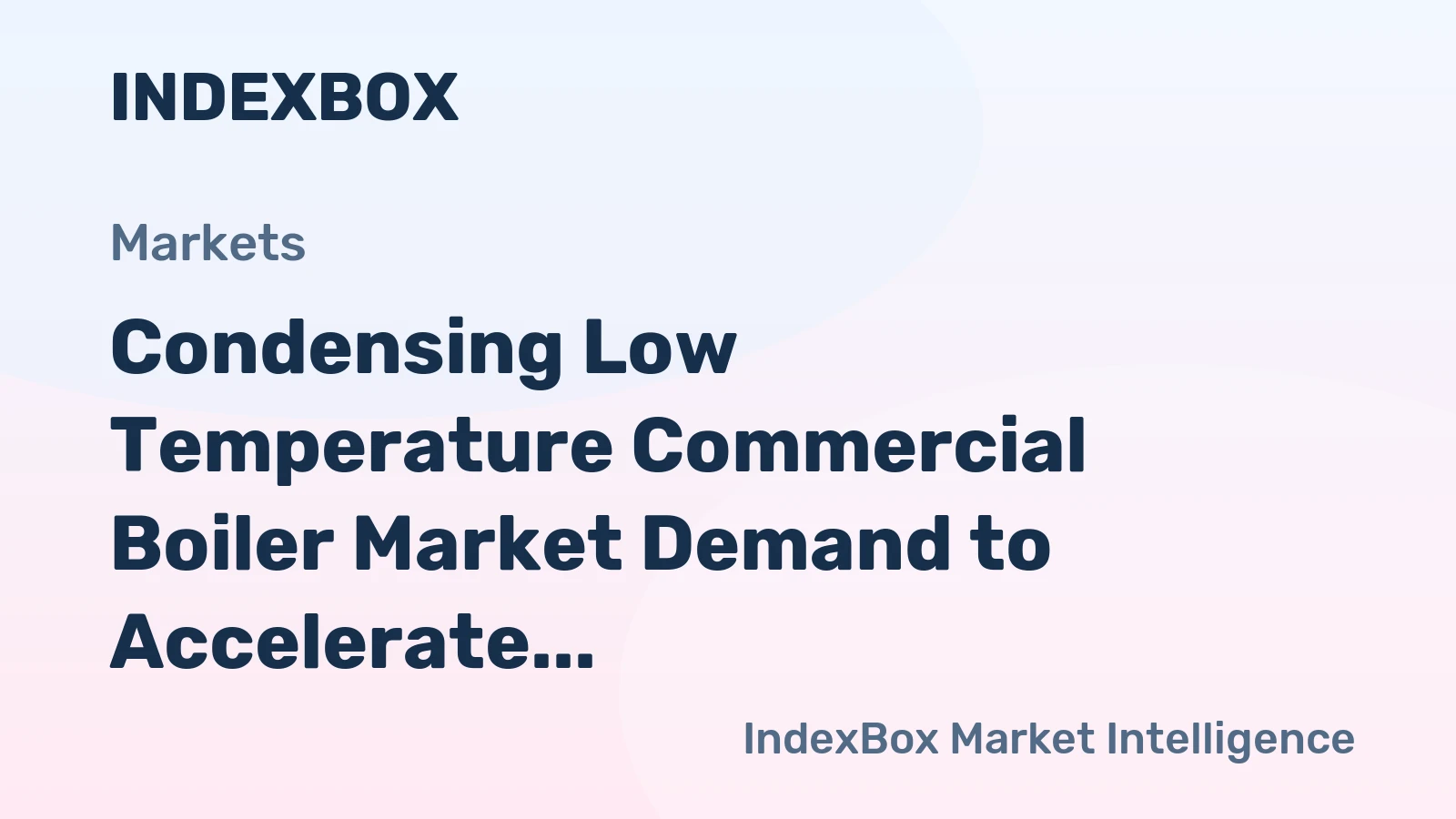 Condensing Low Temperature Commercial Boiler Market Demand to Accelerate by 2035 Amid Stringent Emissions Regulations