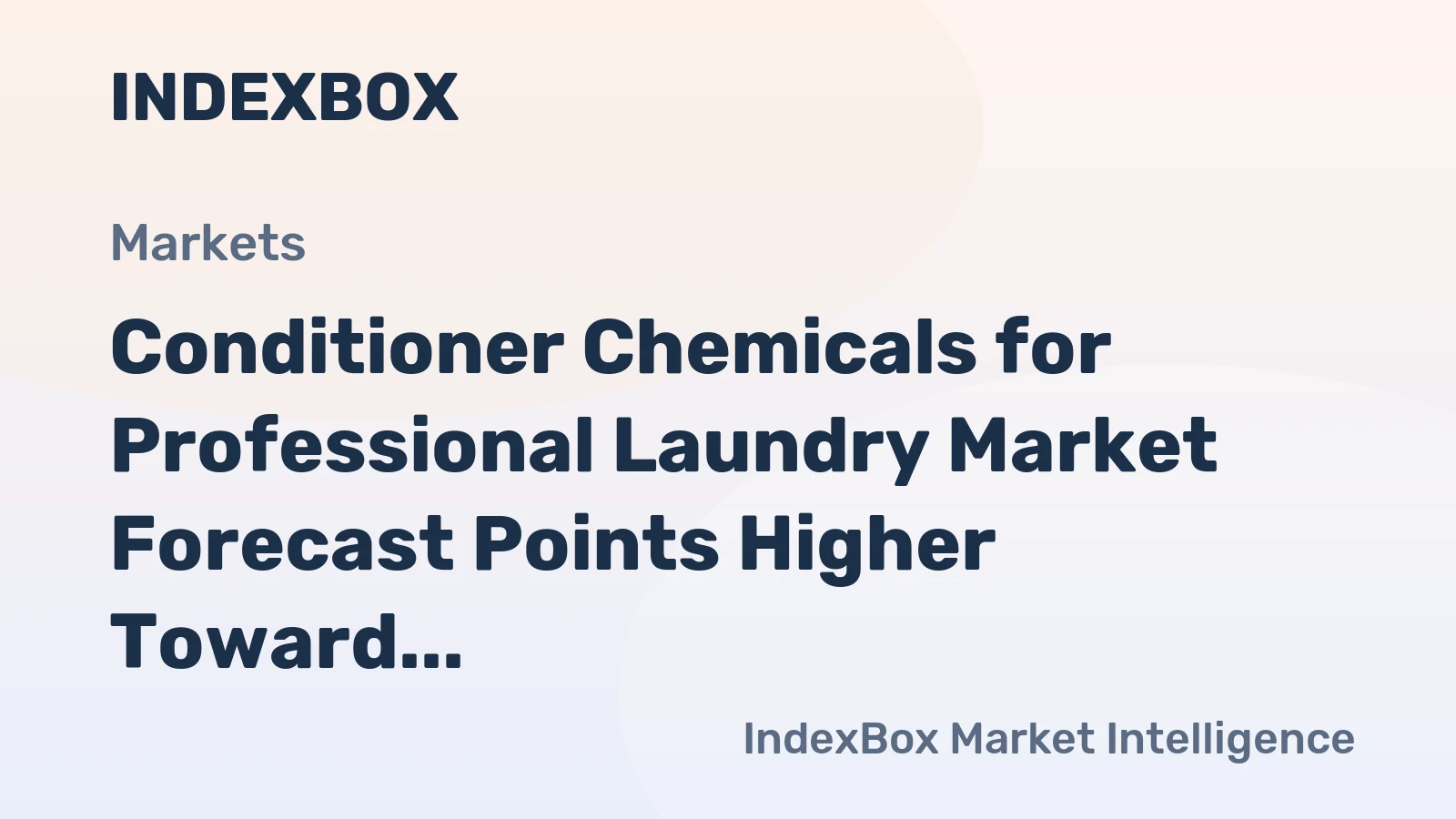 Conditioner Chemicals for Professional Laundry Market Forecast Points Higher Toward 2035, Driven by Hospitality and Healthcare Demand