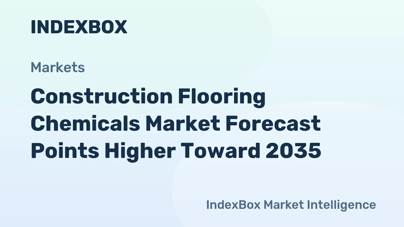 Construction Flooring Chemicals Market Forecast Points Higher Toward 2035, Driven by Expanding Non-Residential Construction Activity