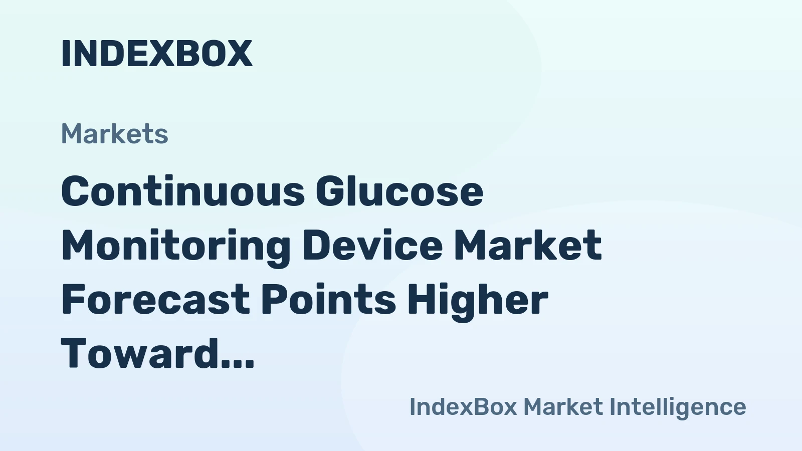 Continuous Glucose Monitoring Device Market Forecast Points Higher Toward 2035, Driven by Expanding Reimbursement and Consumer Health Adoption