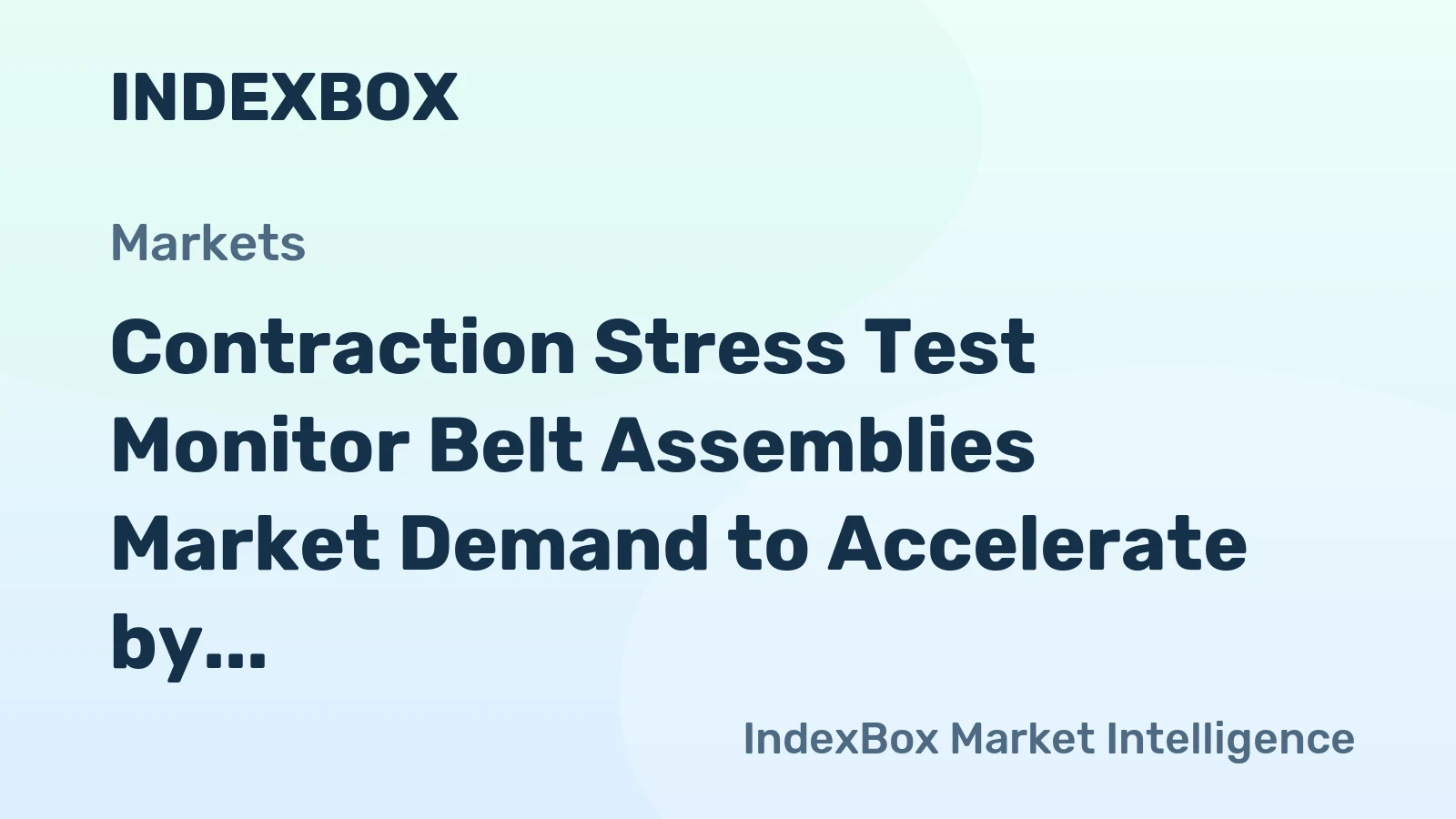 Contraction Stress Test Monitor Belt Assemblies Market Demand to Accelerate by 2035 Amid Rising Obstetric Volumes and Wireless Monitor Adoption