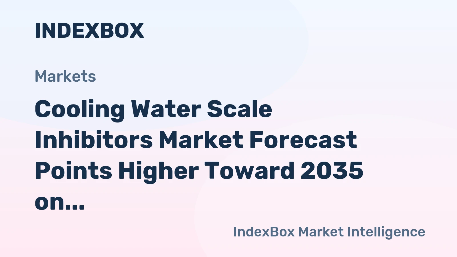 Cooling Water Scale Inhibitors Market Forecast Points Higher Toward 2035 on Semiconductor and Data Center Demand