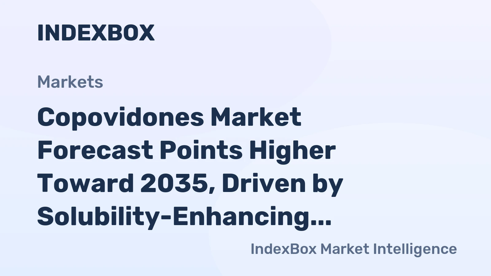 Copovidones Market Forecast Points Higher Toward 2035, Driven by Solubility-Enhancing Drug Formulations
