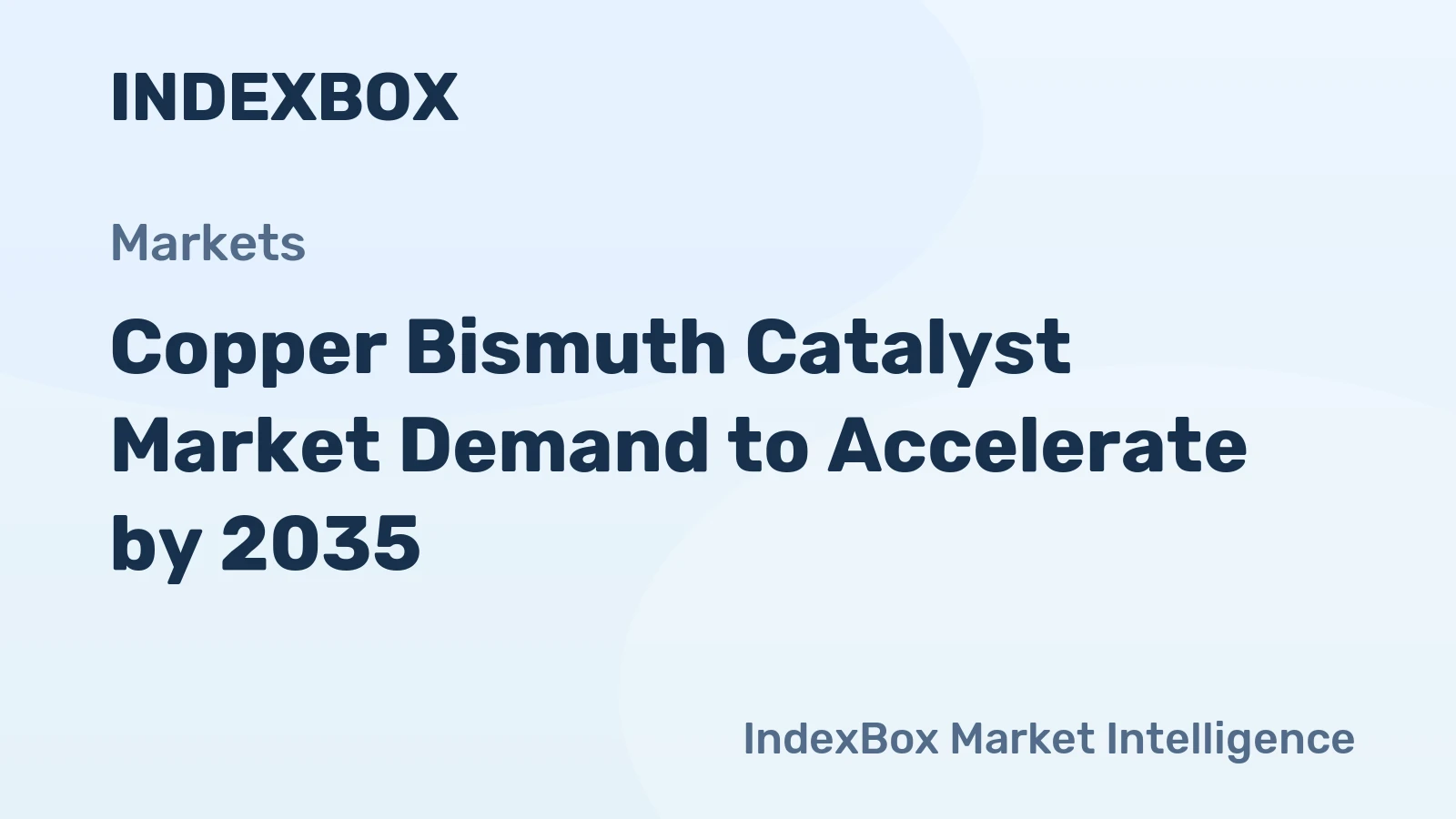 Copper Bismuth Catalyst Market Demand to Accelerate by 2035, Driven by Petrochemical and Environmental Applications