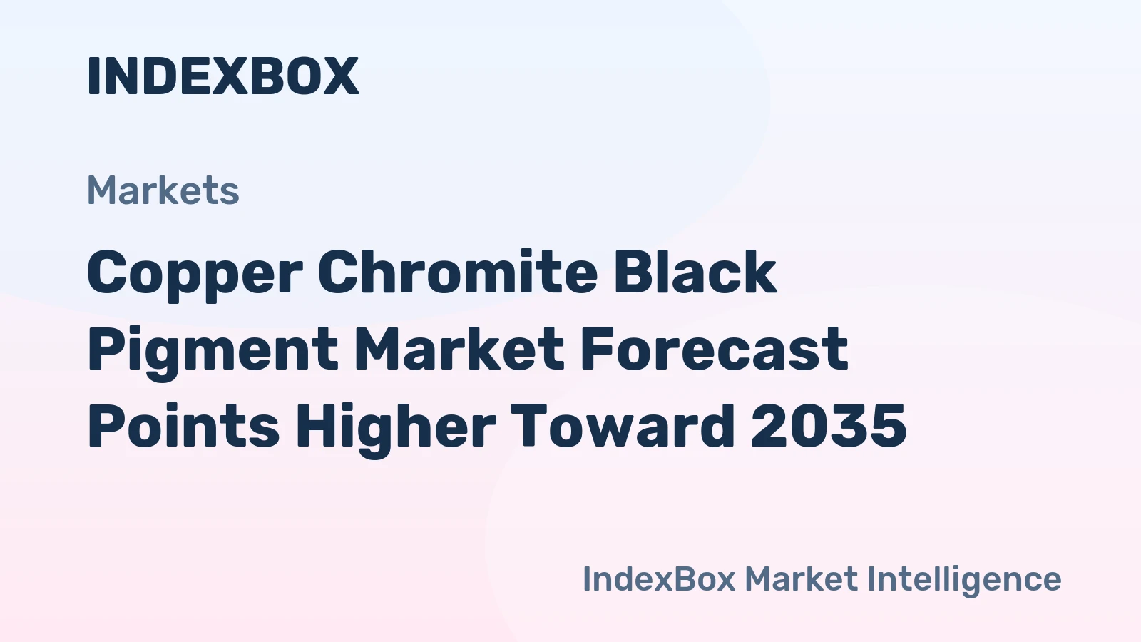 Copper Chromite Black Pigment Market Forecast Points Higher Toward 2035, Driven by Thermal Stability Demand in Industrial Coatings