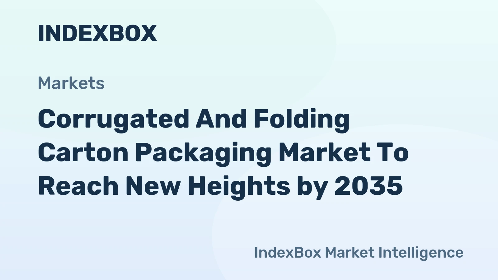 Corrugated and Folding Carton Packaging Market to Reach New Heights by 2035, Driven by E-Commerce and Sustainability Demands
