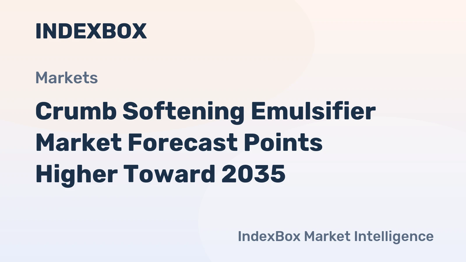 Crumb Softening Emulsifier Market Forecast Points Higher Toward 2035, Driven by Industrial Bakery Expansion in Asia