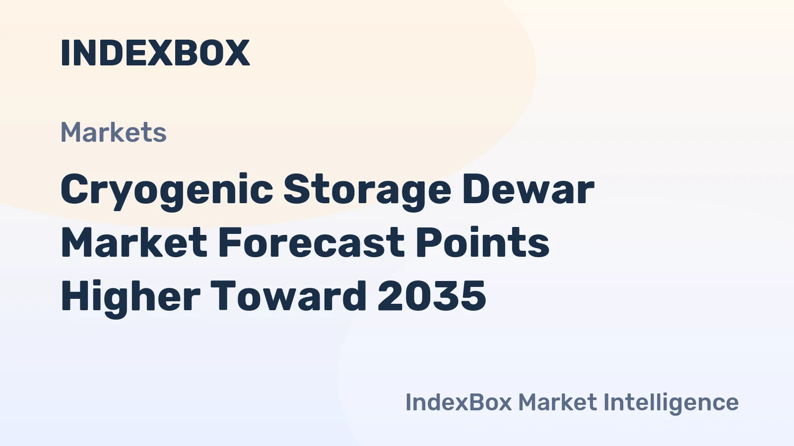 Cryogenic Storage Dewar Market Forecast Points Higher Toward 2035, Driven by Biobanking Expansion and Automated Monitoring Adoption