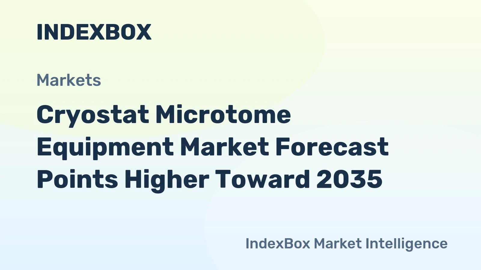 Cryostat Microtome Equipment Market Forecast Points Higher Toward 2035, Driven by Digital Pathology Integration