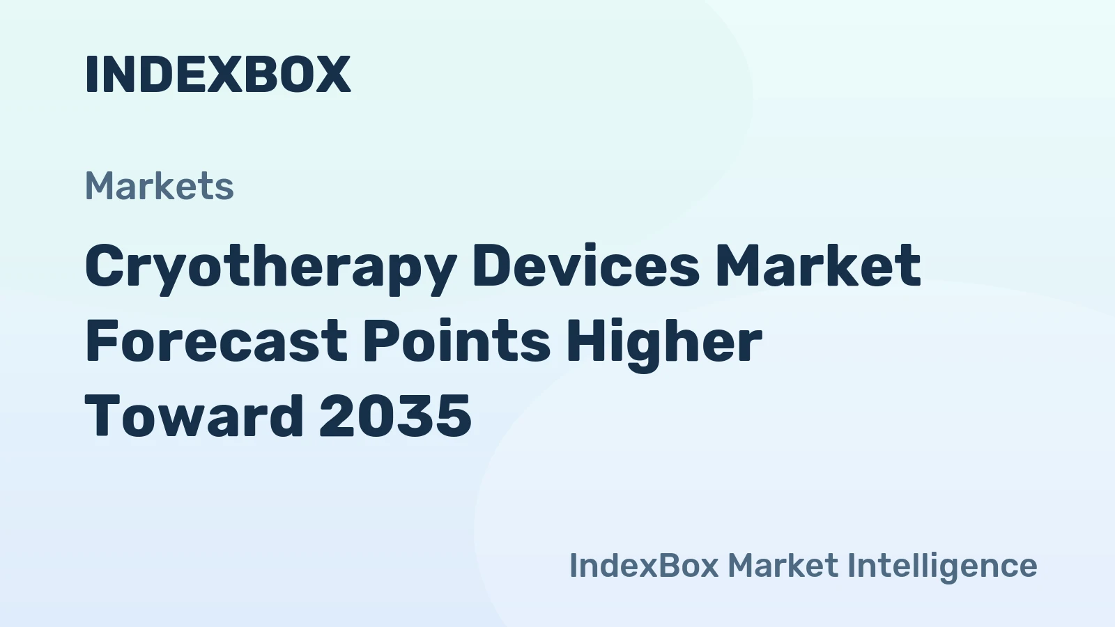 Cryotherapy Devices Market Forecast Points Higher Toward 2035, Driven by Expanding Sports Medicine and Wellness Applications