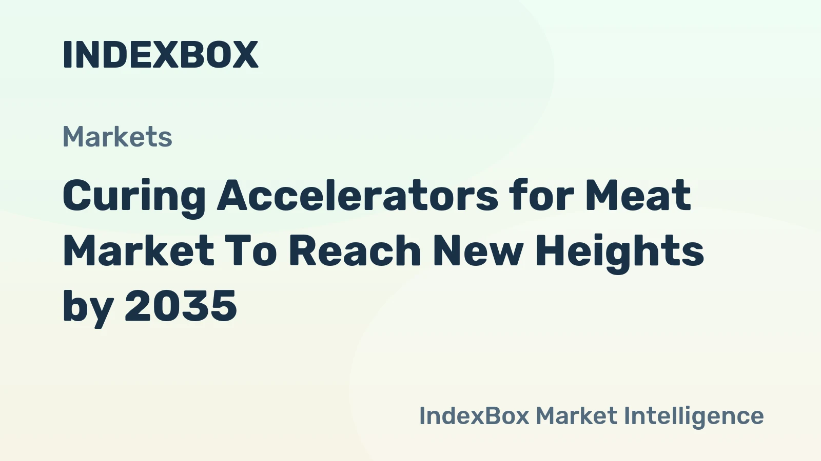 Curing Accelerators for Meat Market to Reach New Heights by 2035, Driven by Clean-Label Innovation and Process Automation