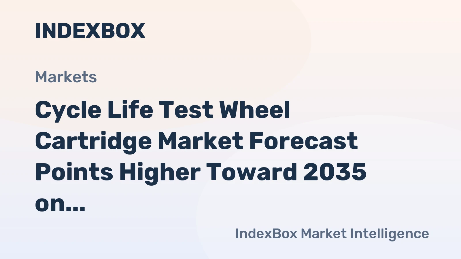Cycle Life Test Wheel Cartridge Market Forecast Points Higher Toward 2035 on Battery Gigafactory Expansion