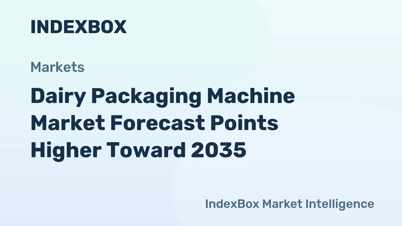 Dairy Packaging Machine Market Forecast Points Higher Toward 2035, Driven by Retail Modernization and Premium Dairy Expansion