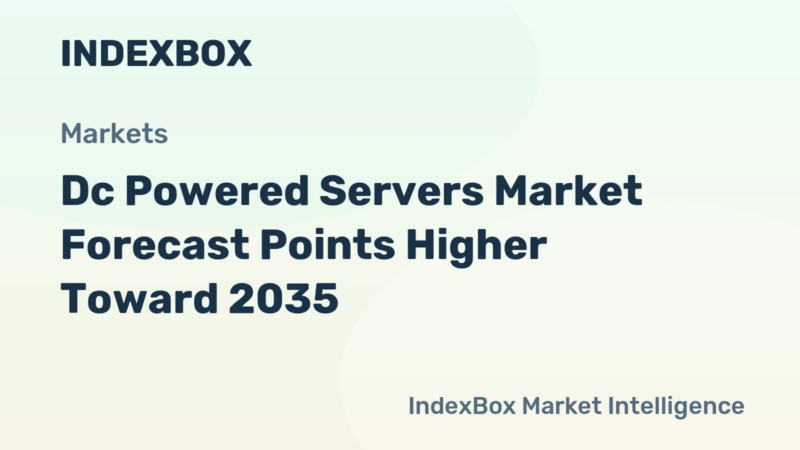 Dc Powered Servers Market Forecast Points Higher Toward 2035, Driven by Hyperscale Efficiency Mandates and 48V Architecture Adoption