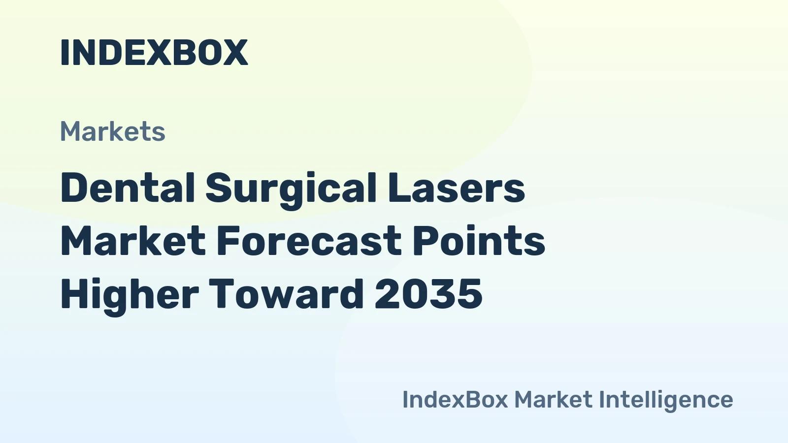 Dental Surgical Lasers Market Forecast Points Higher Toward 2035, Driven by Minimally Invasive Dentistry Adoption