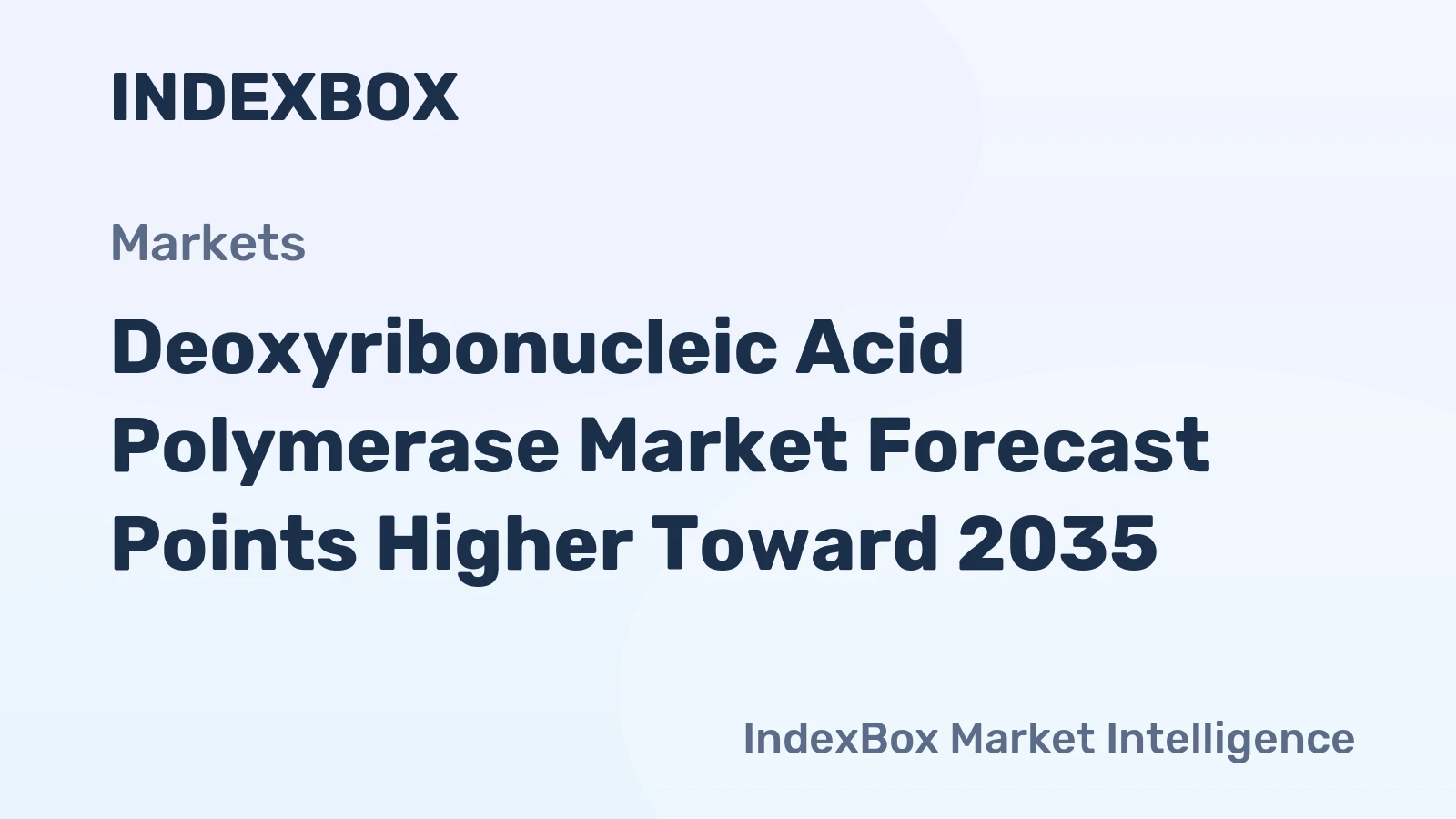 Deoxyribonucleic Acid Polymerase Market Forecast Points Higher Toward 2035, Driven by Cell and Gene Therapy Expansion