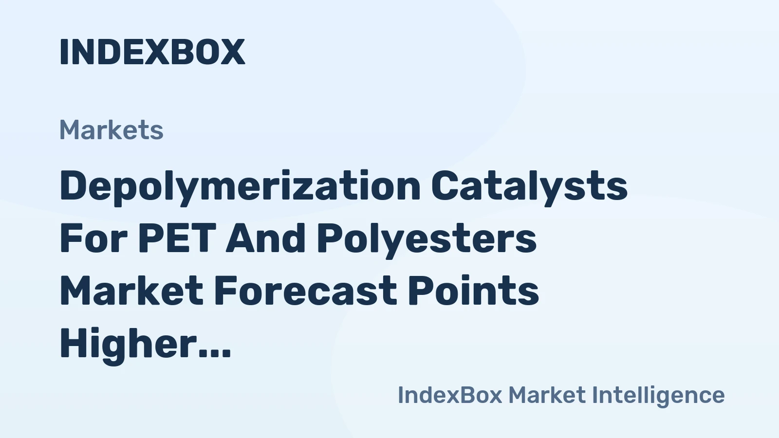 Depolymerization Catalysts for PET and Polyesters Market Forecast Points Higher Toward 2035, Driven by Circular Economy Mandates