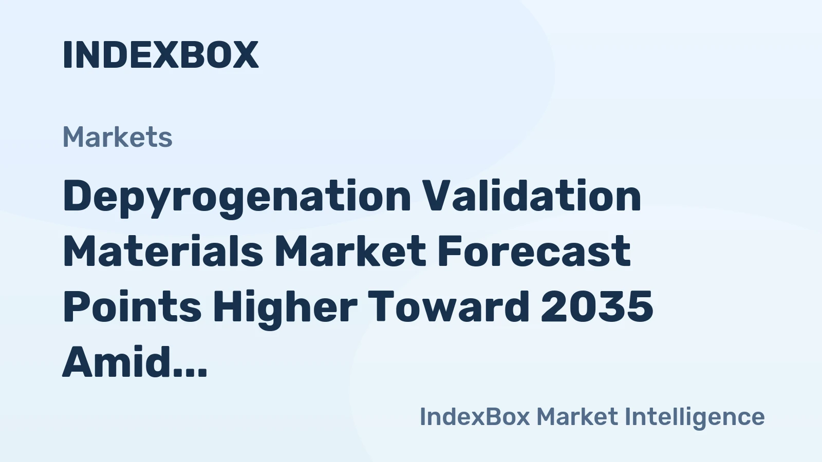 Depyrogenation Validation Materials Market Forecast Points Higher Toward 2035 Amid Stricter Sterility Mandates