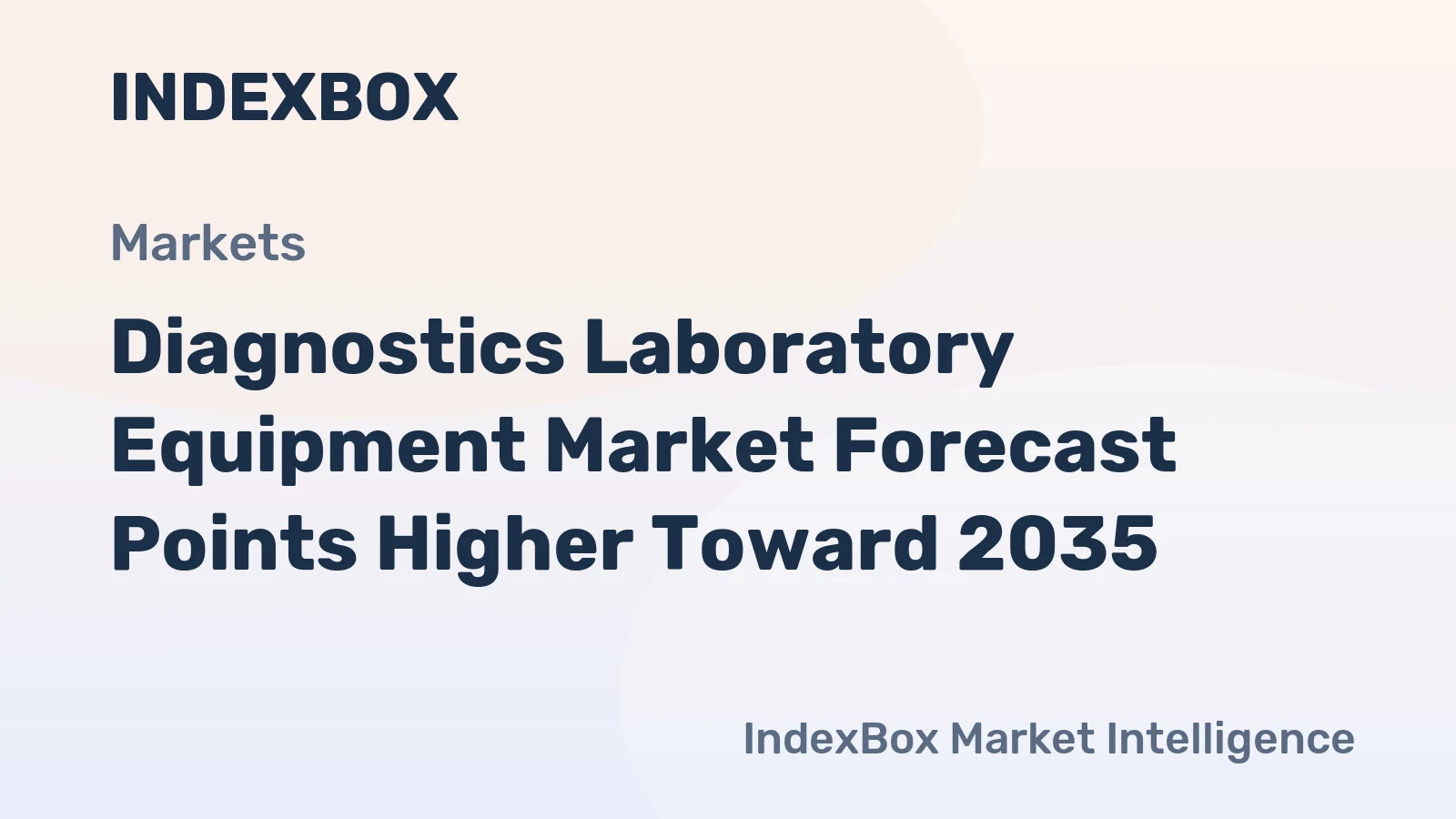 Diagnostics Laboratory Equipment Market Forecast Points Higher Toward 2035, Driven by Expanding Clinical Testing Volumes