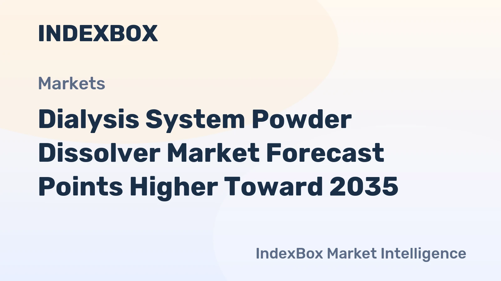 Dialysis System Powder Dissolver Market Forecast Points Higher Toward 2035, Driven by Expanding Home Hemodialysis Adoption
