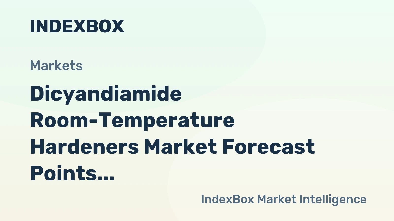 Dicyandiamide Room-Temperature Hardeners Market Forecast Points Higher Toward 2035, Driven by Electronics Miniaturization and EV Power Electronics Demand