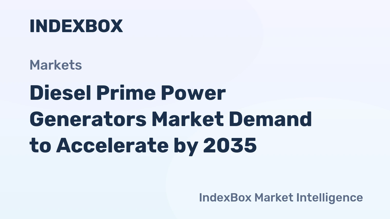 Diesel Prime Power Generators Market Demand to Accelerate by 2035, Driven by Grid Modernization and Industrial Expansion