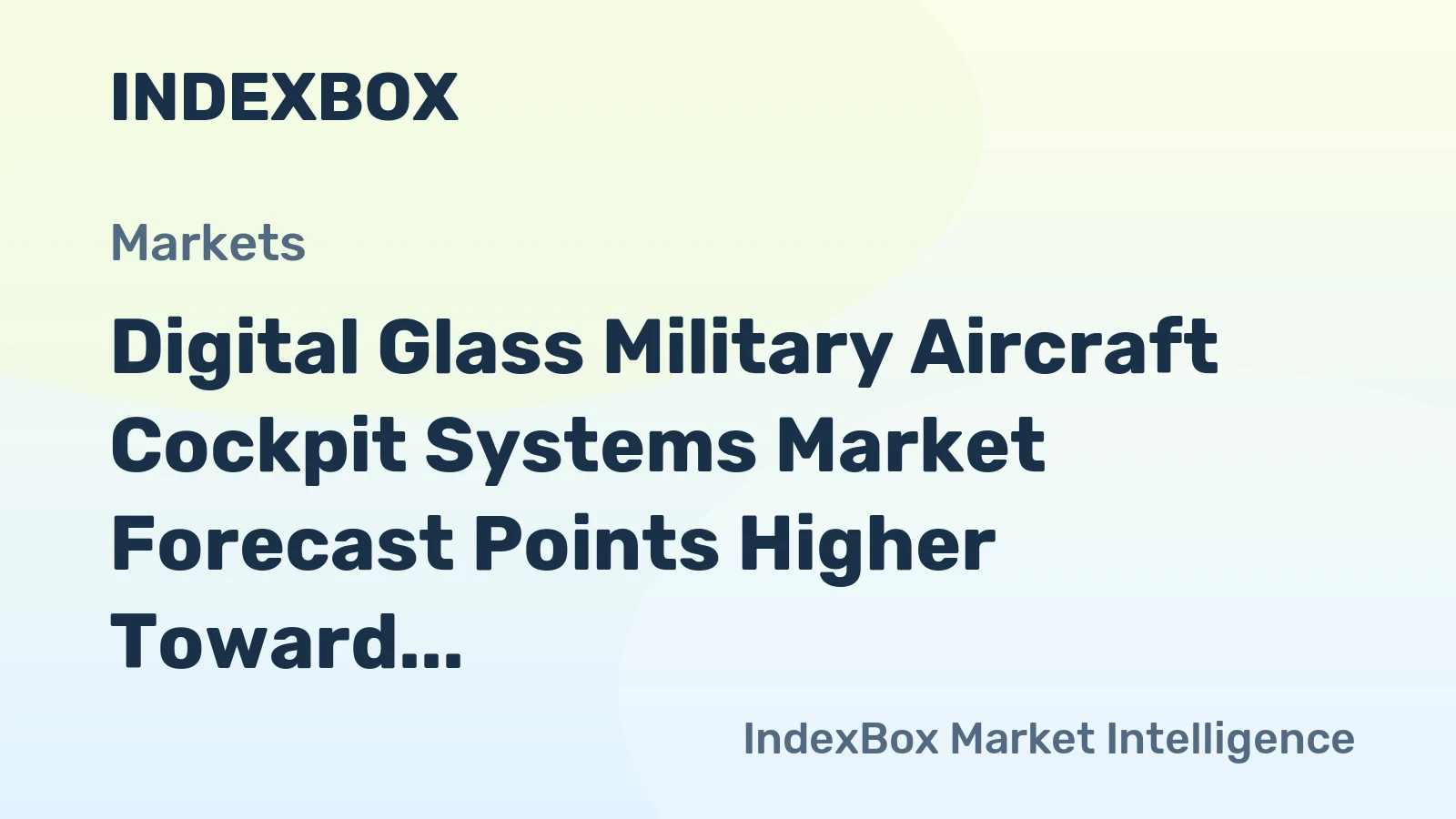 Digital Glass Military Aircraft Cockpit Systems Market Forecast Points Higher Toward 2035, Driven by Next-Generation Aircraft Programs