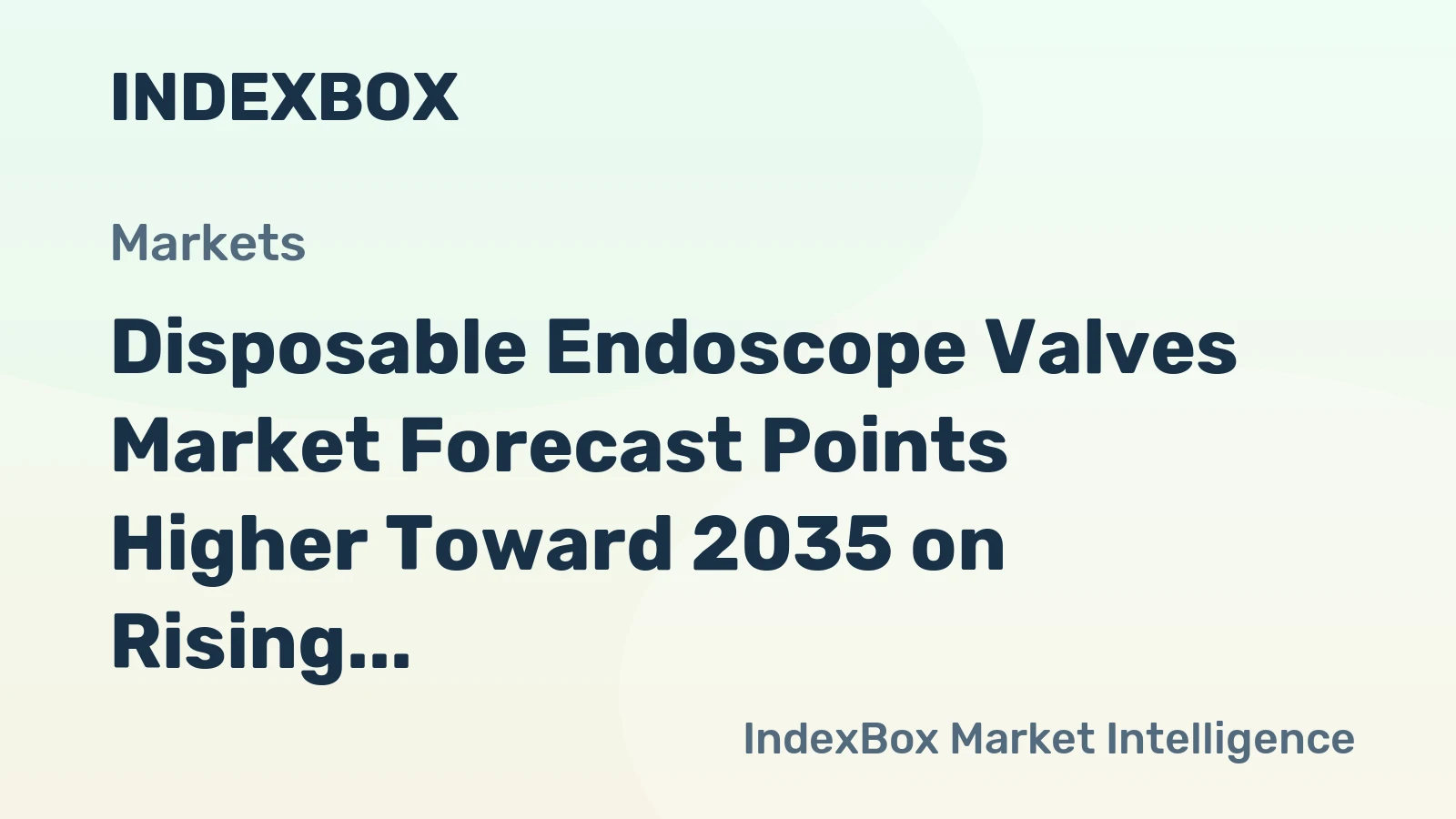 Disposable Endoscope Valves Market Forecast Points Higher Toward 2035 on Rising Procedure Volumes
