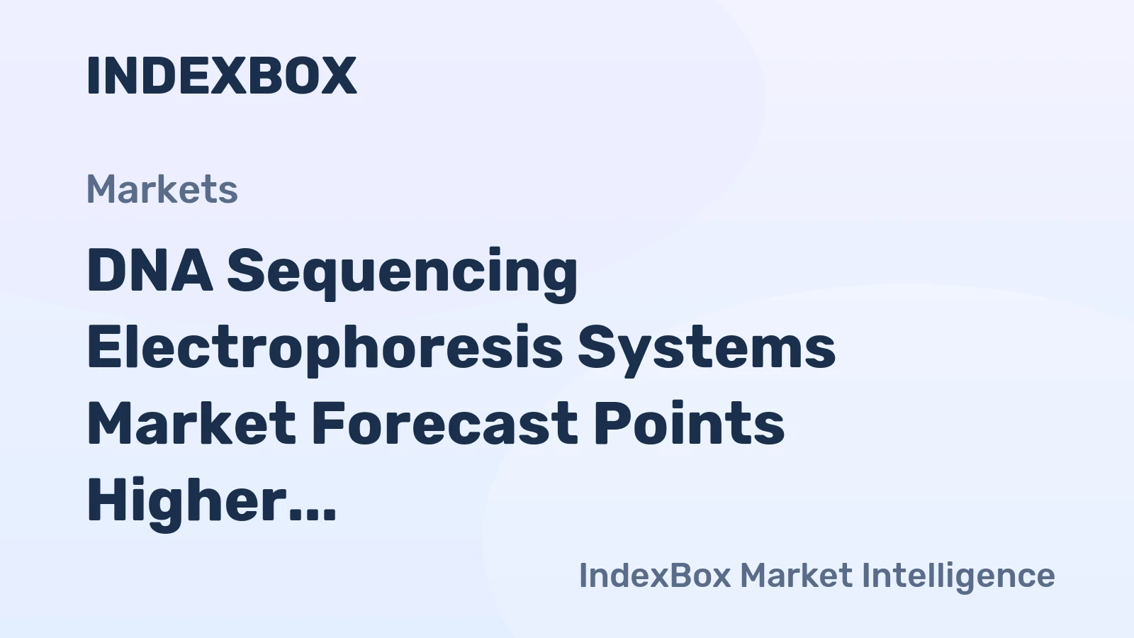 DNA Sequencing Electrophoresis Systems Market Forecast Points Higher Toward 2035, Driven by Clinical Diagnostic Adoption