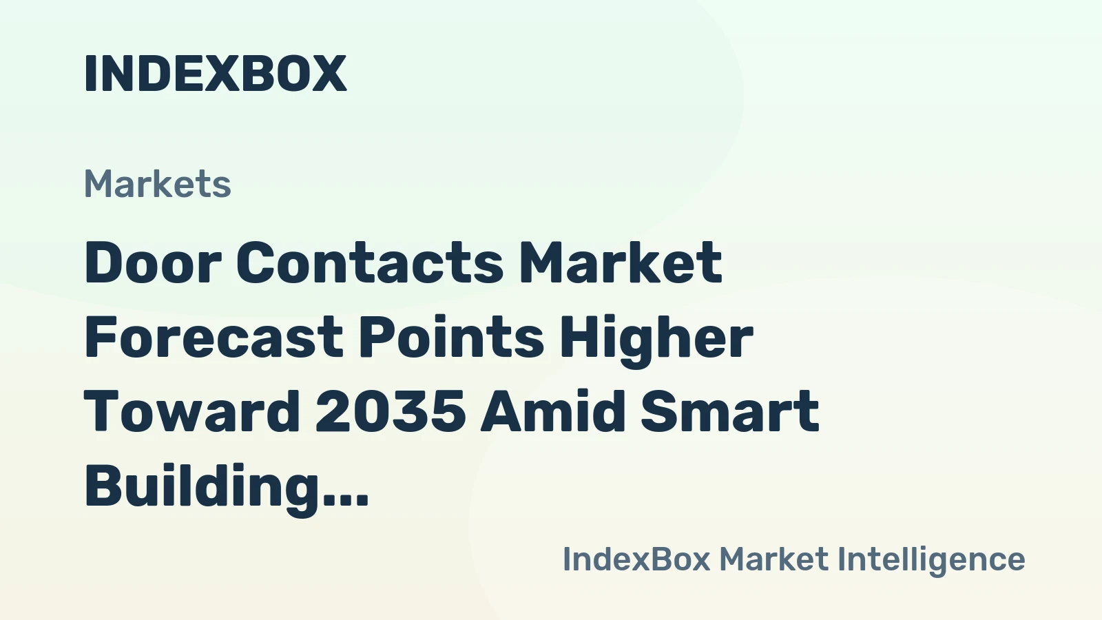 Door Contacts Market Forecast Points Higher Toward 2035 Amid Smart Building Integration