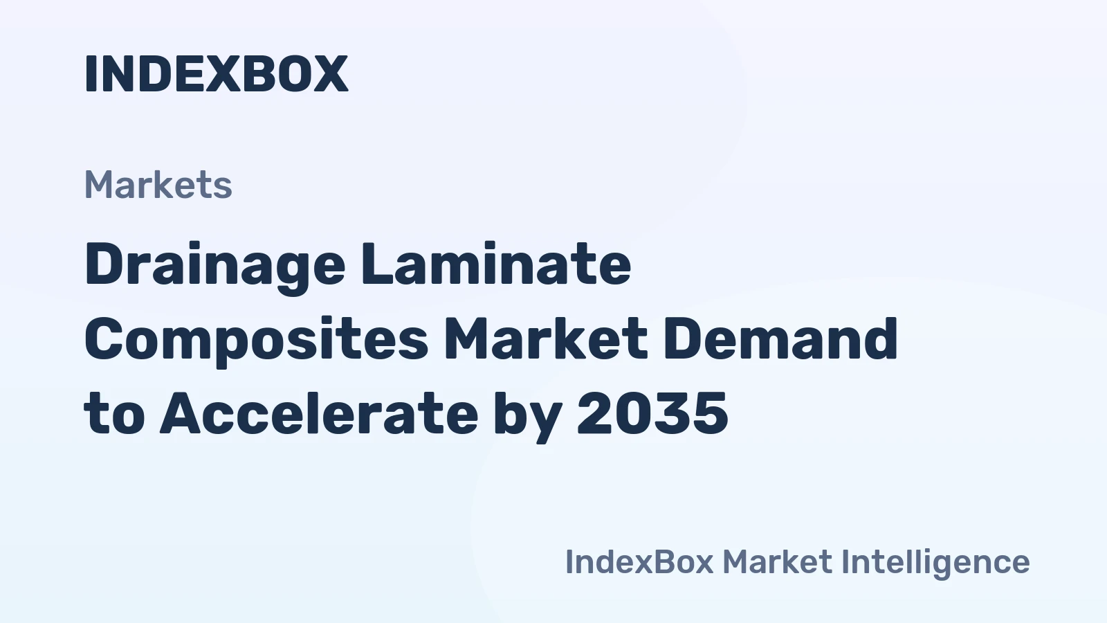 Drainage Laminate Composites Market Demand to Accelerate by 2035, Driven by Urbanization and Building Envelope Performance Mandates