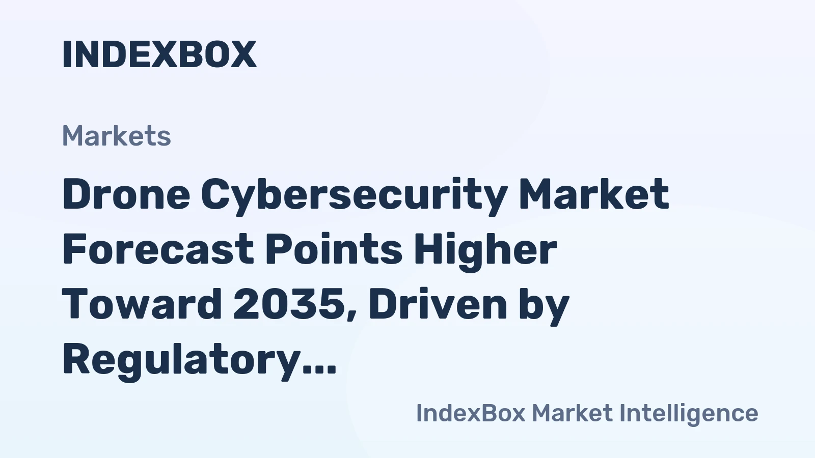 Drone Cybersecurity Market Forecast Points Higher Toward 2035, Driven by Regulatory Mandates
