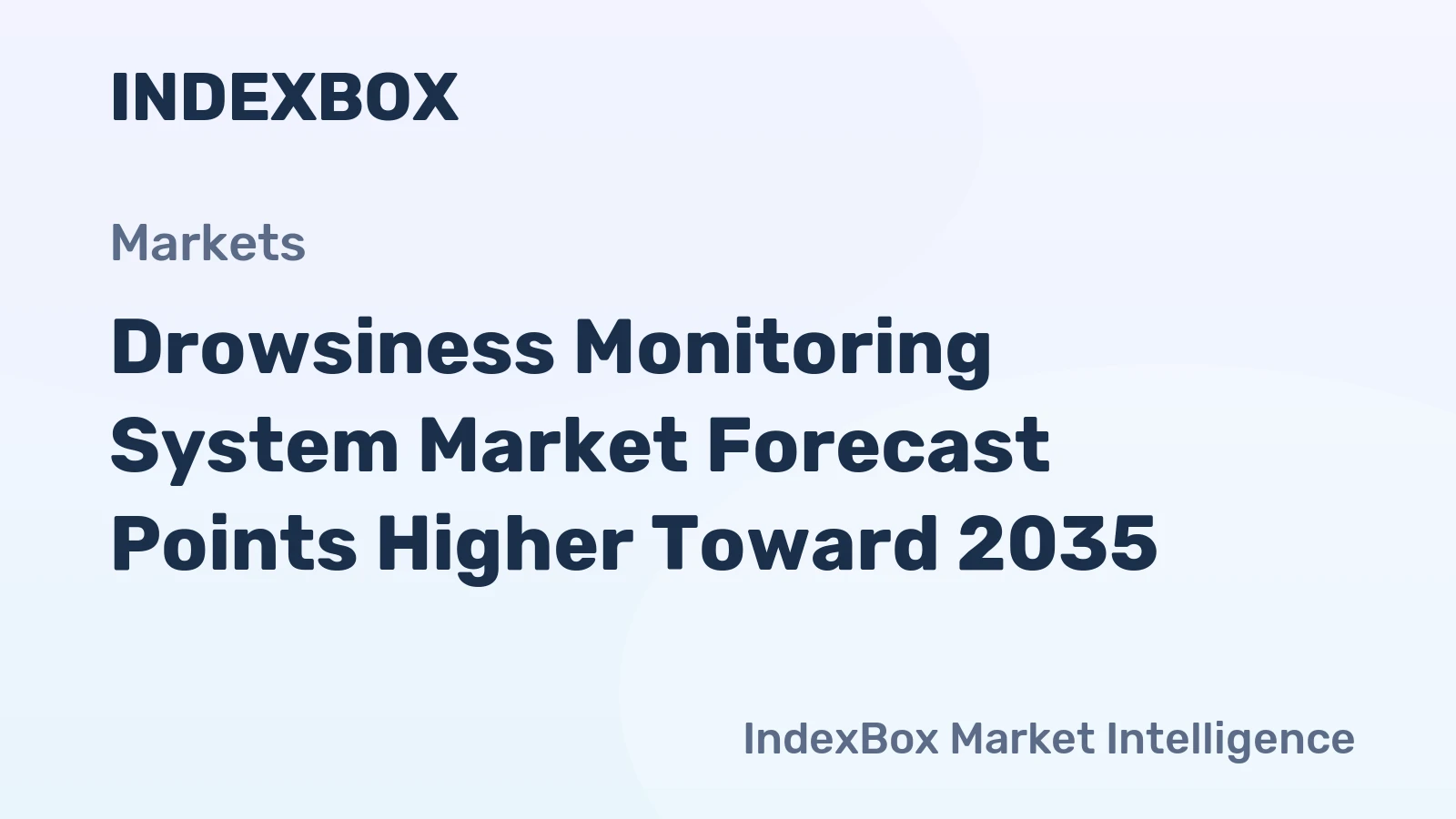Drowsiness Monitoring System Market Forecast Points Higher Toward 2035, Driven by Regulatory Mandates in Transport Safety