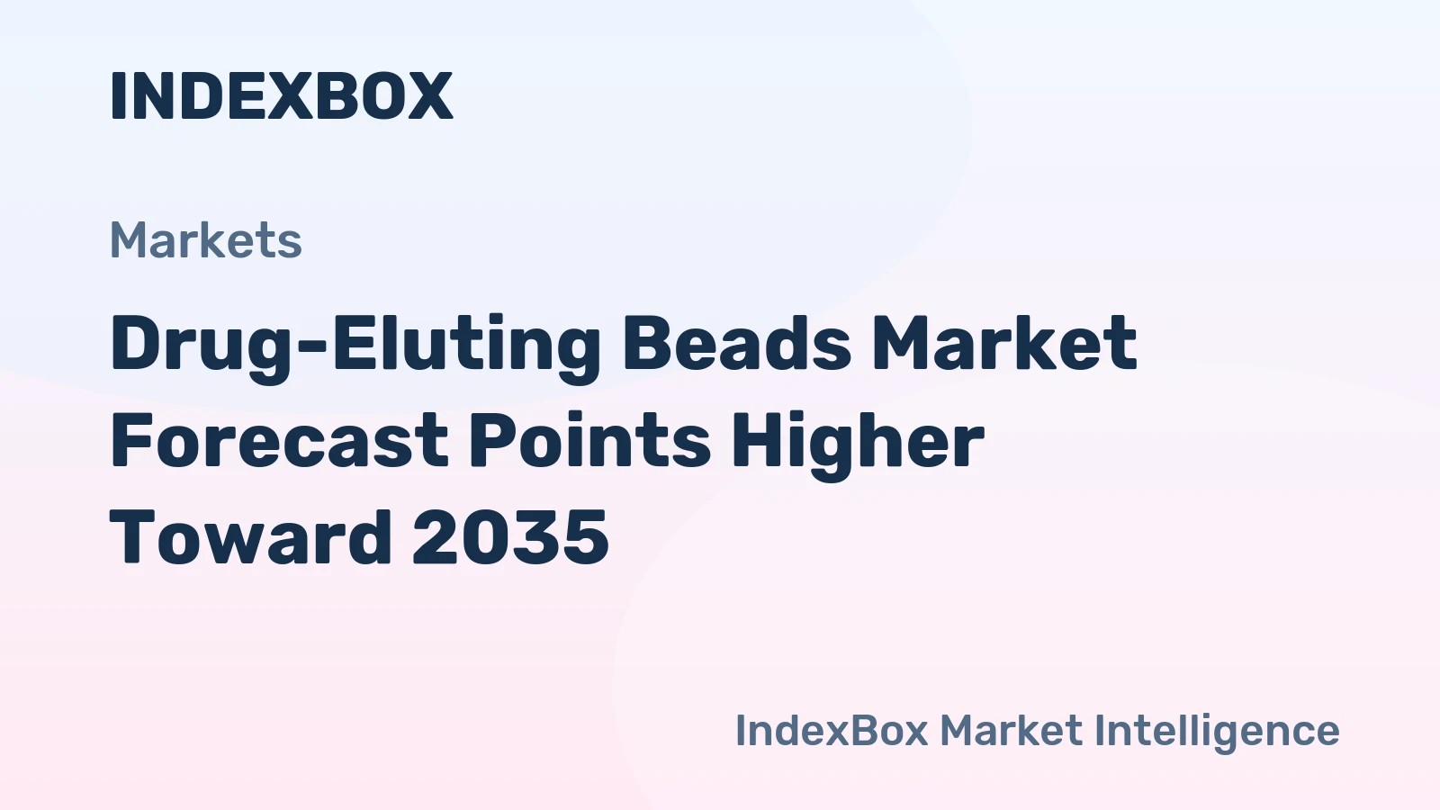 Drug-Eluting Beads Market Forecast Points Higher Toward 2035, Driven by Rising HCC Incidence and Minimally Invasive Procedure Adoption