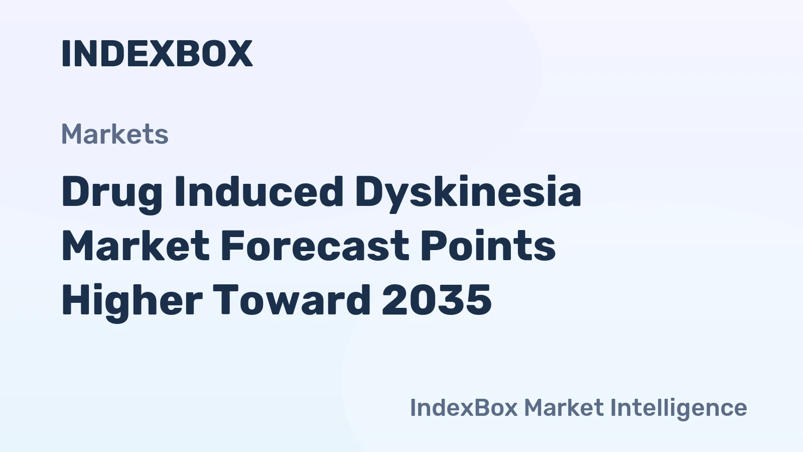 Drug Induced Dyskinesia Market Forecast Points Higher Toward 2035, Driven by Expanding Parkinson's and Antipsychotic Patient Populations
