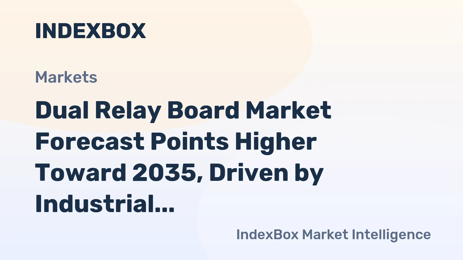 Dual Relay Board Market Forecast Points Higher Toward 2035, Driven by Industrial Automation Expansion
