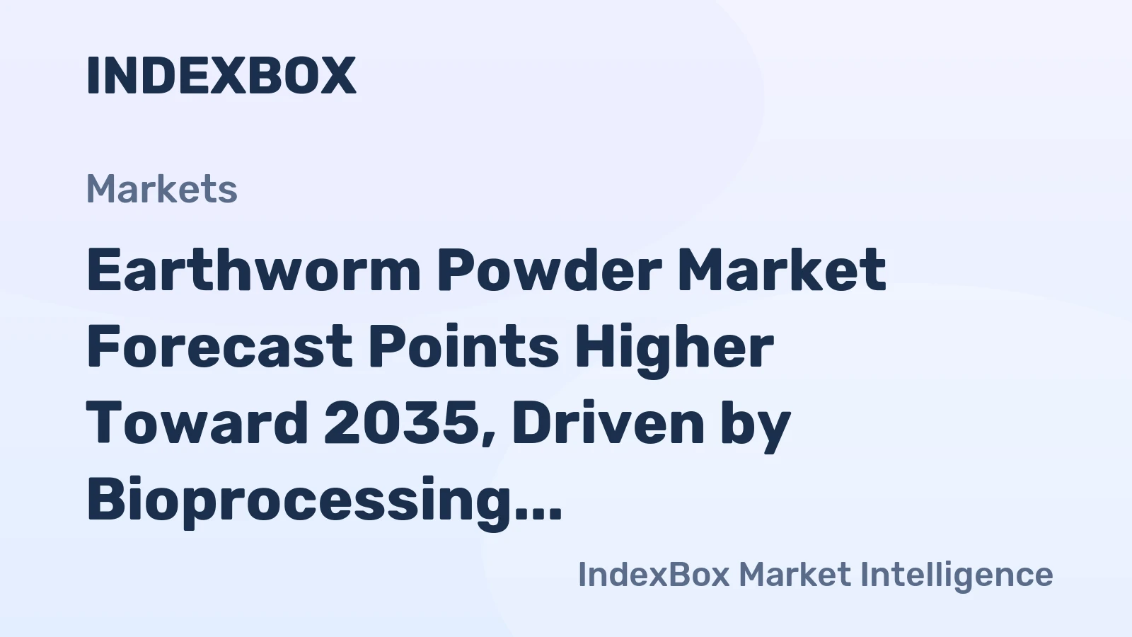Earthworm Powder Market Forecast Points Higher Toward 2035, Driven by Bioprocessing Enzyme Demand