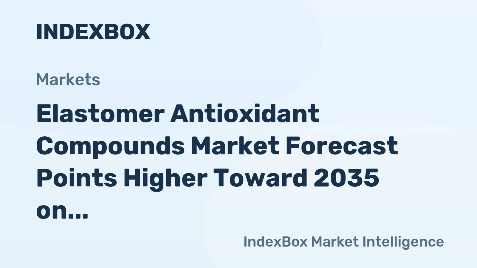Elastomer Antioxidant Compounds Market Forecast Points Higher Toward 2035 on Tire Sector Expansion
