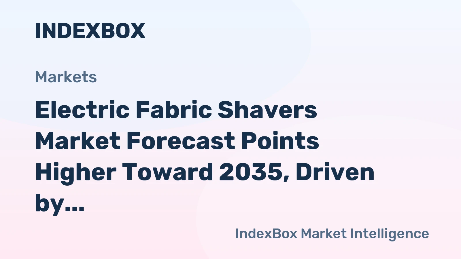 Electric Fabric Shavers Market Forecast Points Higher Toward 2035, Driven by Garment Longevity Trends