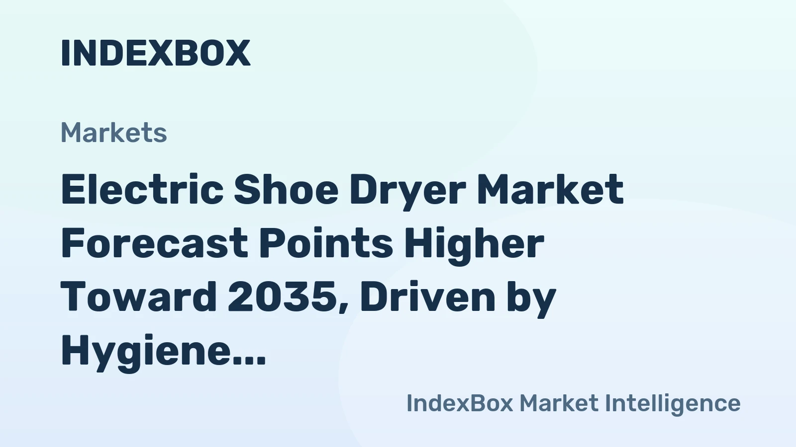 Electric Shoe Dryer Market Forecast Points Higher Toward 2035, Driven by Hygiene and Active Lifestyles