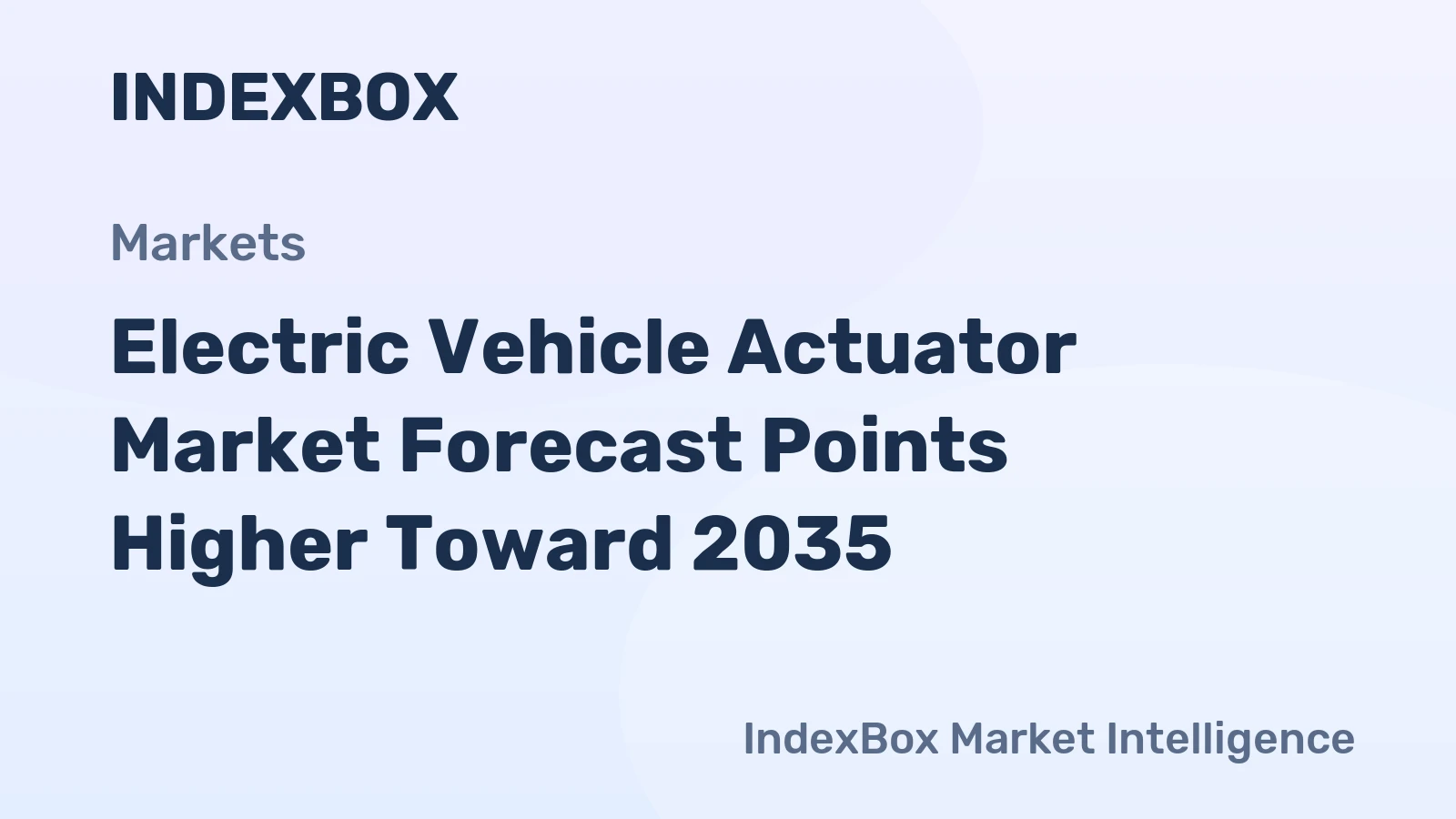 Electric Vehicle Actuator Market Forecast Points Higher Toward 2035, Driven by Thermal Management and by-Wire Adoption