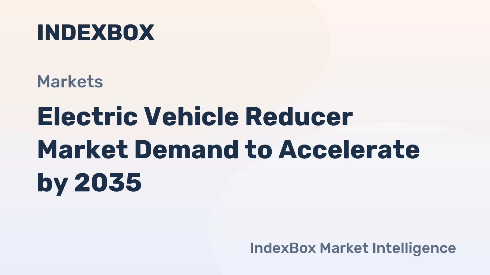 Electric Vehicle Reducer Market Demand to Accelerate by 2035, Driven by High-Speed E-Axle Integration and Global BEV Platform Ramps
