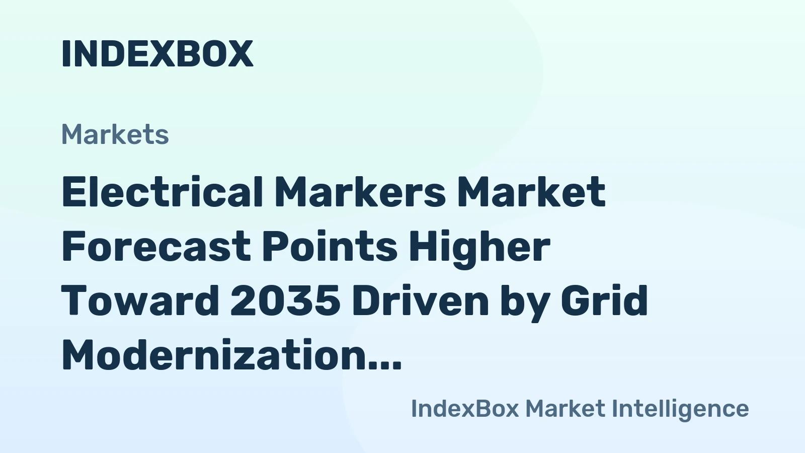 Electrical Markers Market Forecast Points Higher Toward 2035 Driven by Grid Modernization and Industrial Safety Mandates