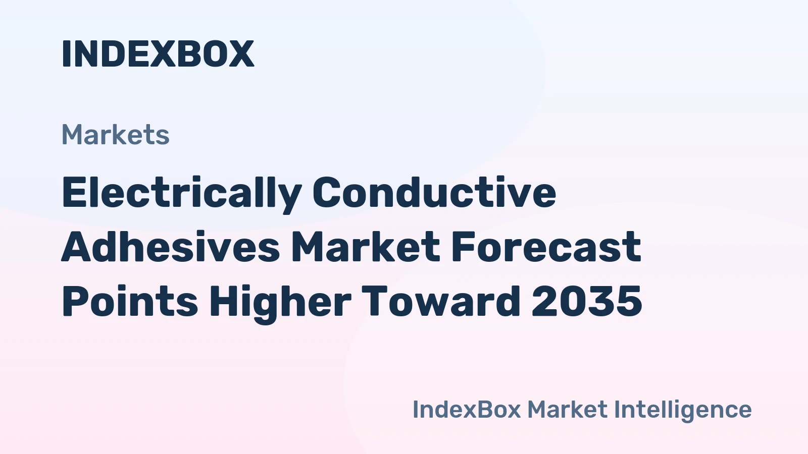 Electrically Conductive Adhesives Market Forecast Points Higher Toward 2035, Driven by Automotive Electrification and Miniaturization